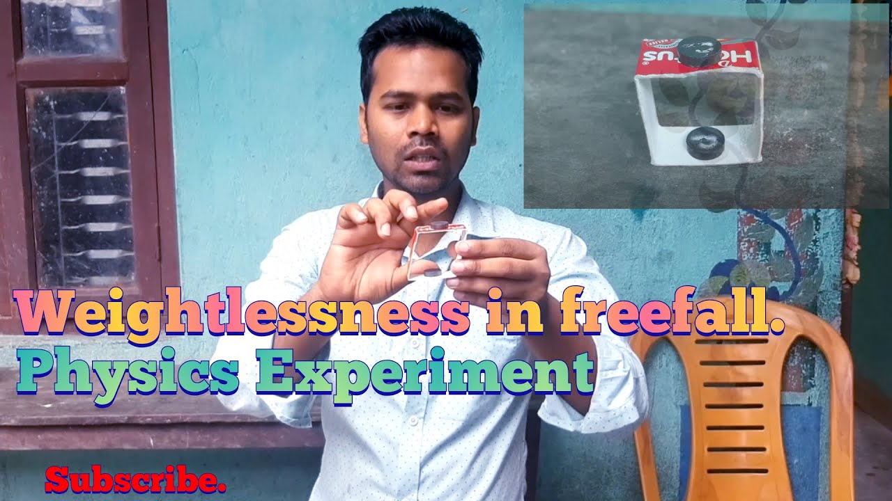 Weightlessness in freefall. Experiment. |By Umesh Mallik| - YouTube