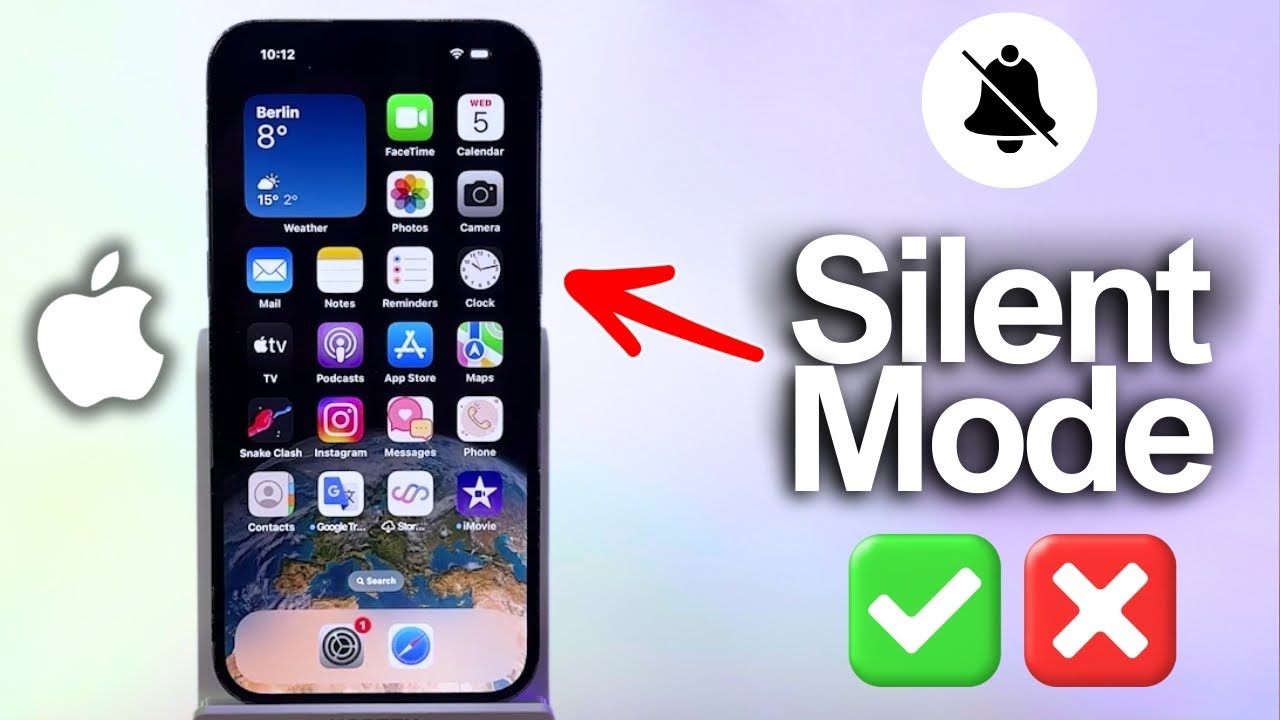 How to Enable or Disable Silent Mode on Your iPhone - Quick Guide - YouTube