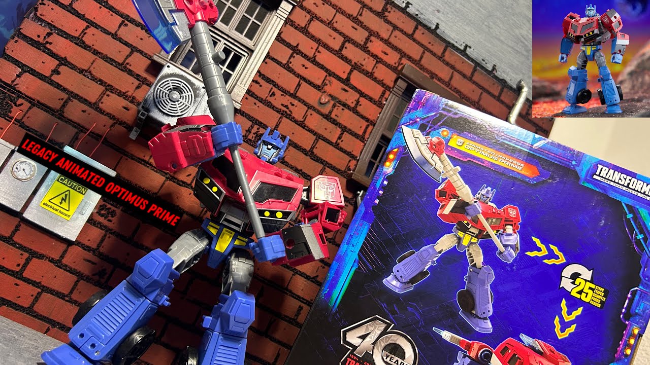 Transformers Legacy Animated Optimus Prime Unboxing and review… - YouTube