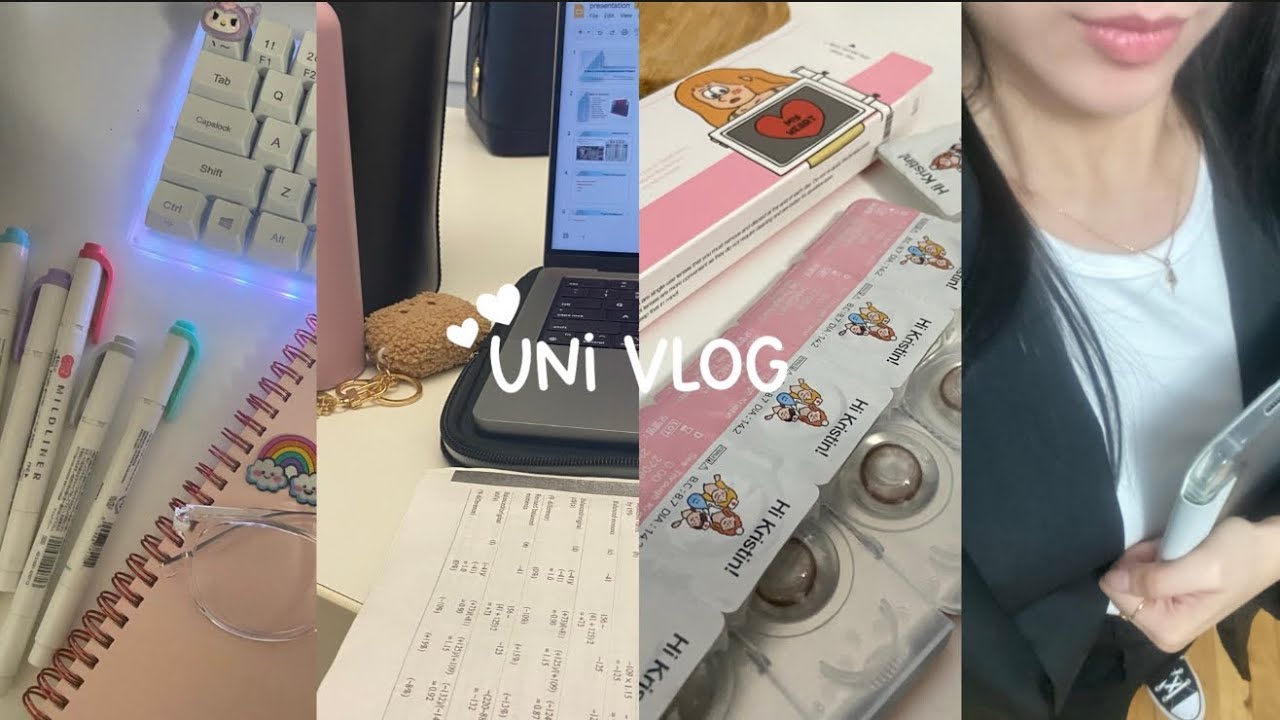 productive uni vlog👩🏻‍💻 hell week, lots of projects, presentations ...