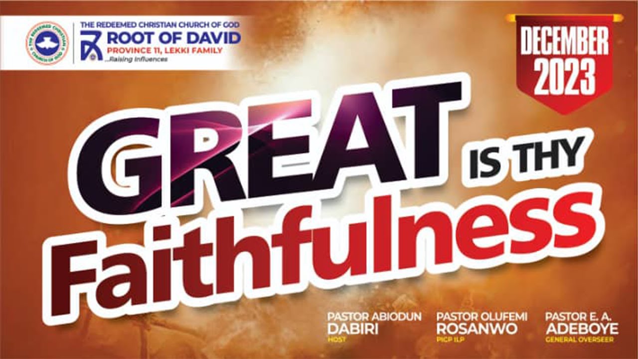 RCCG Root of David | 17-Dec-2023 | SUNDAY SERVICE - YouTube