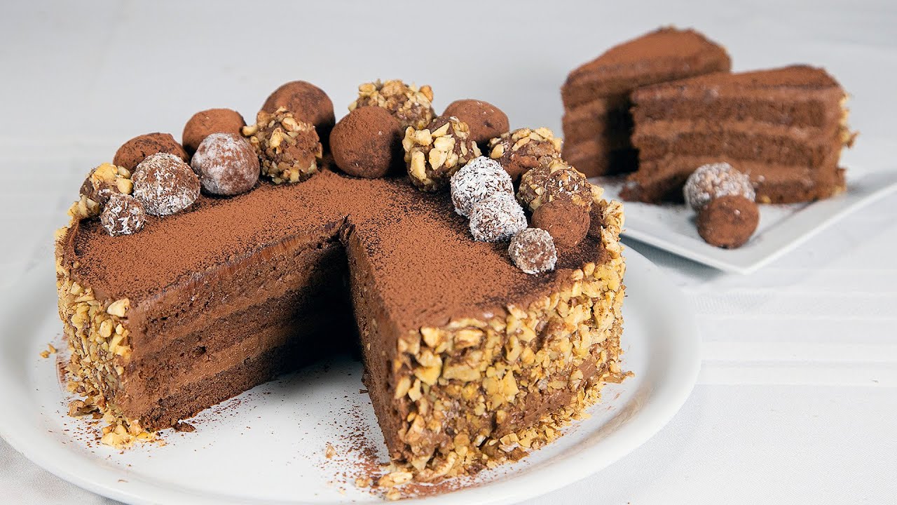 Csokoládé varázs - Trüffel torta (Szécsi Szilvi) - YouTube