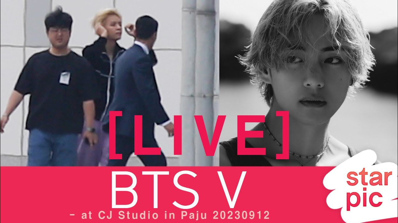 [LIVE] BTS V - at CJ Studio in Paju 20230912 - YouTube