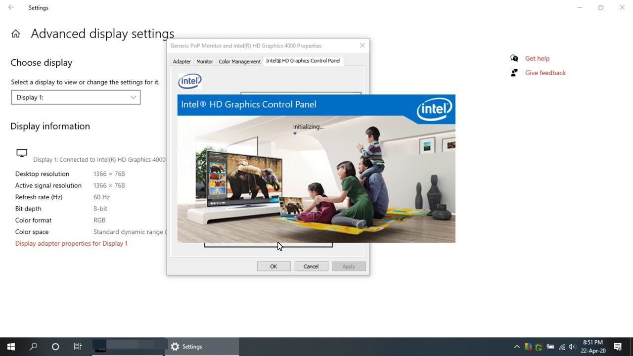 Speed up Windows 10 using Intel HD 4000 Graphics Card - YouTube