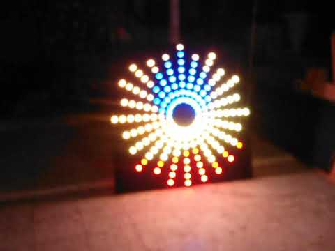 ARDUINO WS2811 25x8 Chakra or Budurasmala - YouTube