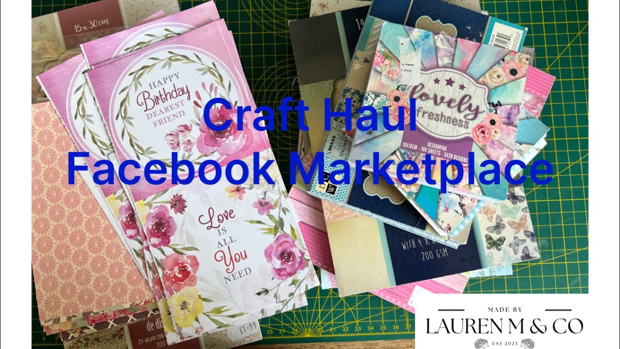 Craft Haul - Facebook Marketplace - YouTube