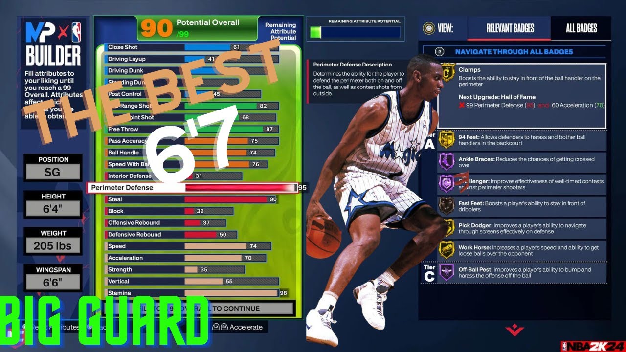 Unveiling the secrets of the ultimate NBA 2K24 Big Guard build - YouTube