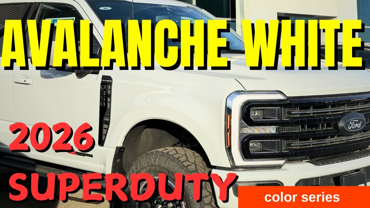 Ford Super Duty - Avalanche White (2026 Color Reveal Series) - YouTube