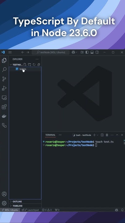 Typescript By Default In Node V2360 Coding Javascript Typescript Nodejs Programming Youtube