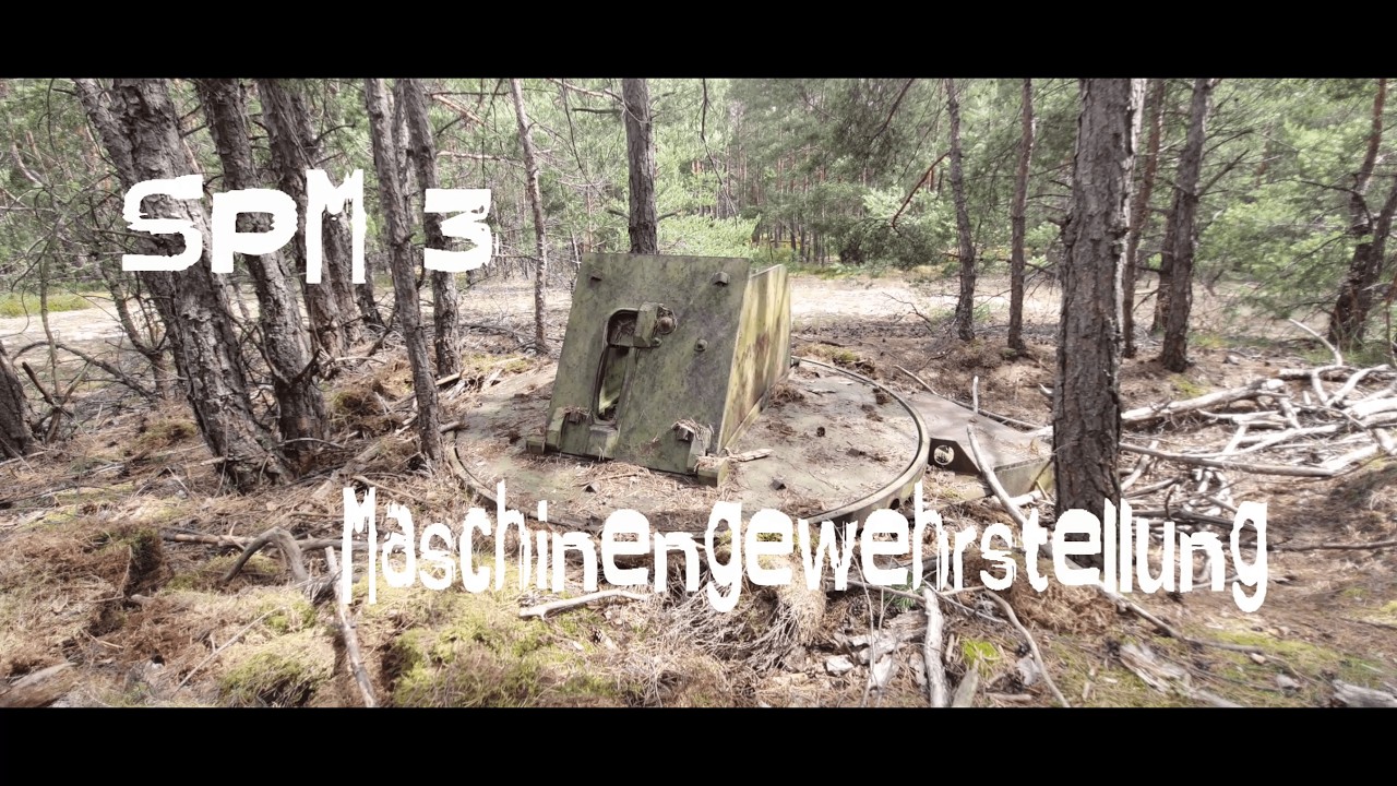 Maschinengewehrstellung SPM-3 - YouTube