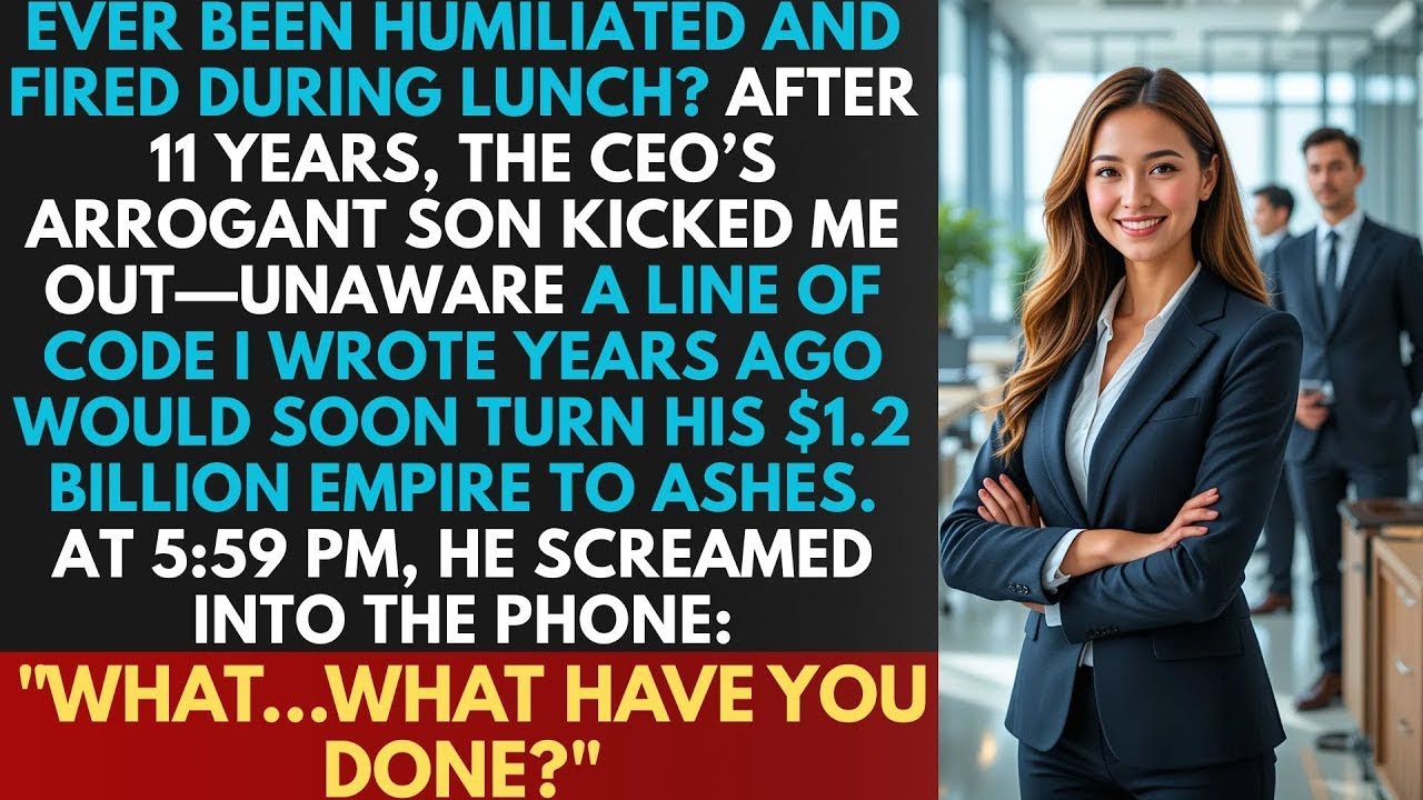 I Got Fired By The CEO's Arrogant Son At 12:02 PM—By 5:59 PM, My Code ...