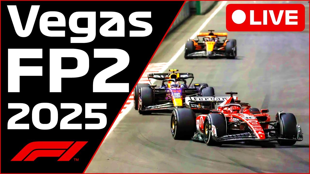 🔴F1 LIVE - Las Vegas GP FP2 - Commentary + Live Timing - YouTube
