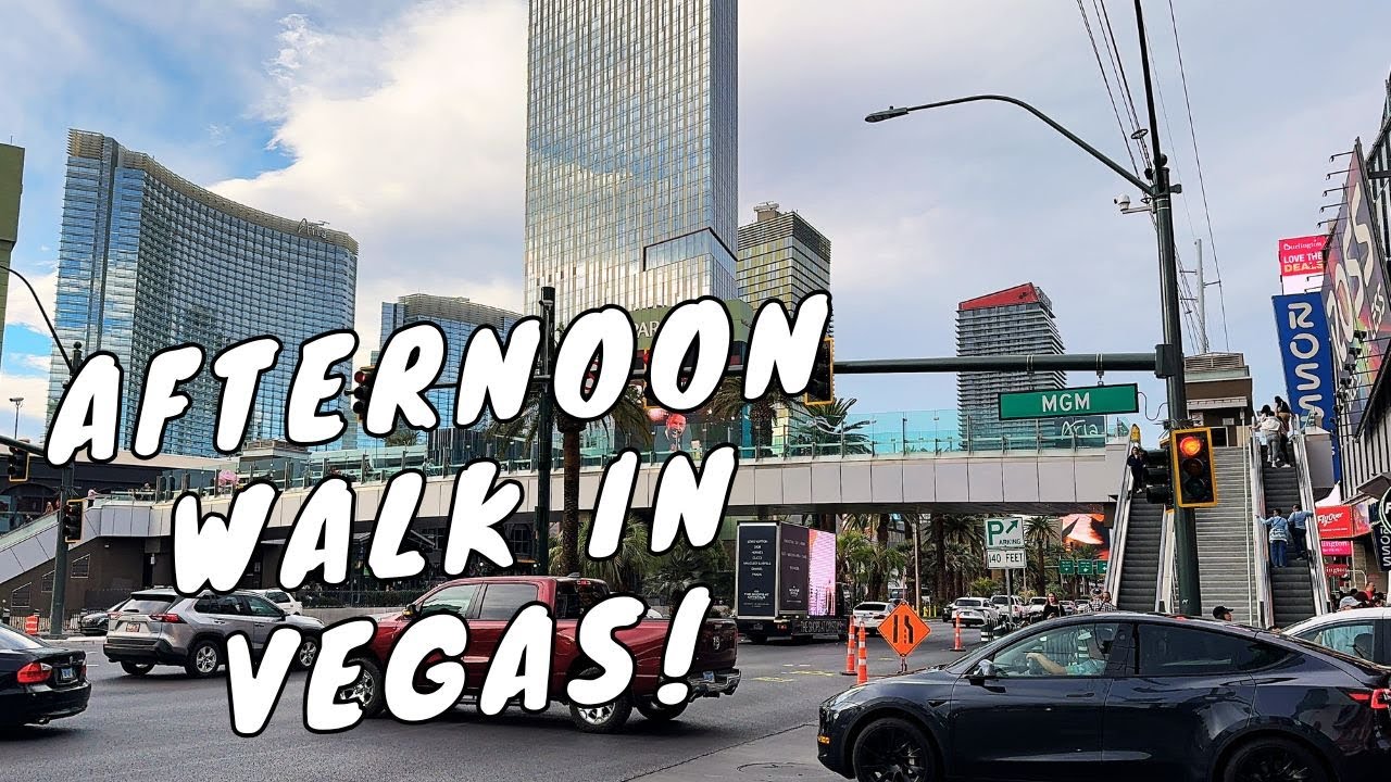 Walking The Las Vegas Strip November Fall Afternoon - YouTube