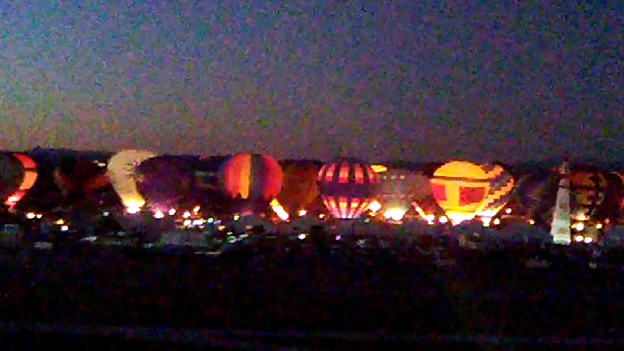 The Balloon Glow at the Balloon Fiesta in Albuquerque New Mexico - YouTube