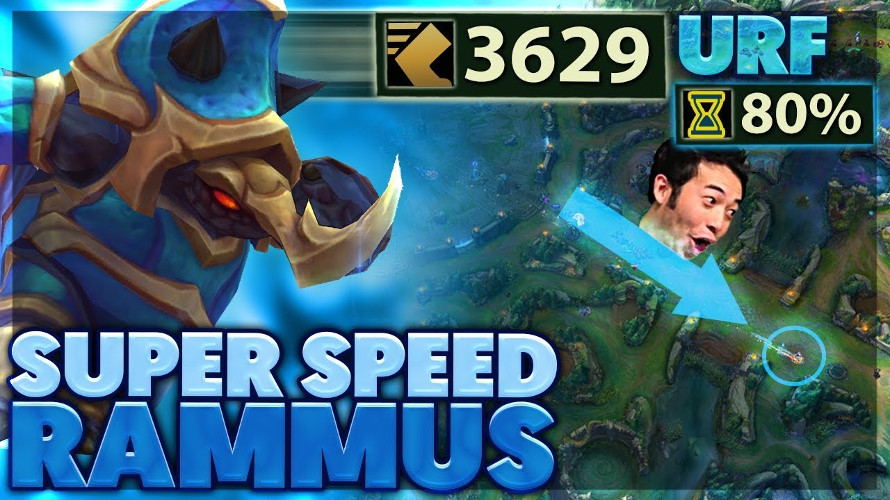 ACROSS THE MAP IN ONE SECOND | CRAZY PENTAKILL | FASTEST RAMMUS EVER ...