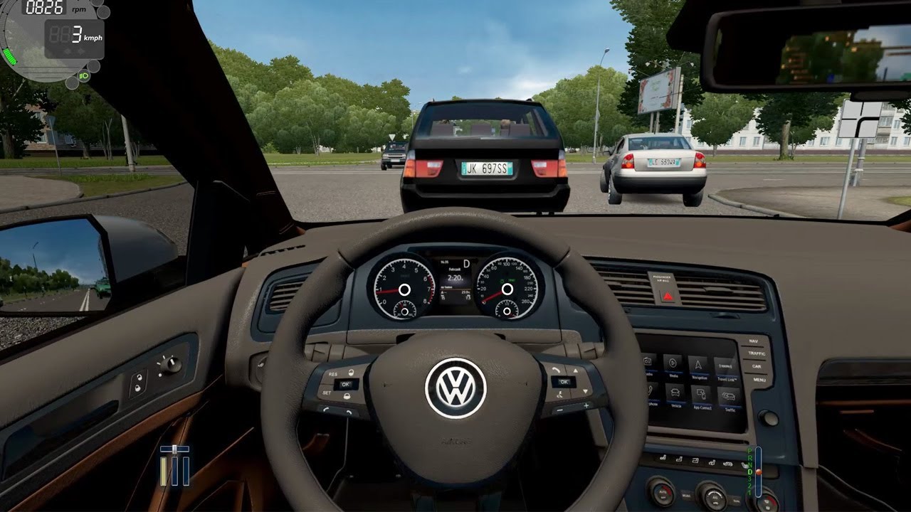 City Car Driving - Volkswagen Golf 7 Variant | Fast Driving - YouTube