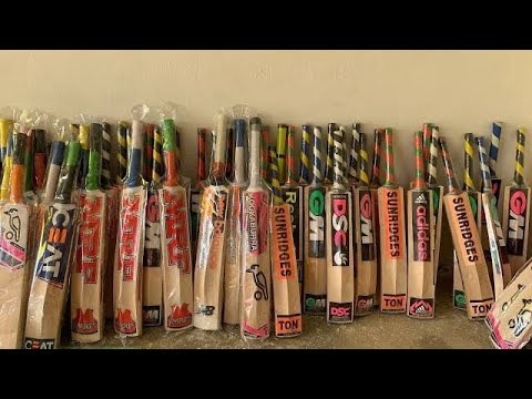 Kashmiri Willow Bat Factory in Pampore | Best Bat in India | Season ...