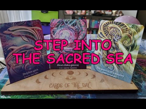 Flip Through & Review Of The Sacred Sea Oracle! - YouTube