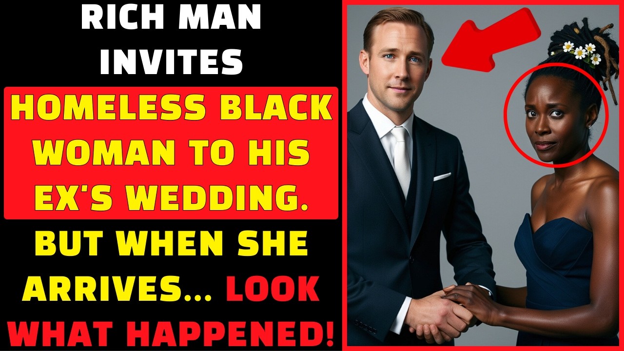 RICH MAN INVITES HOMELESS BLACK WOMAN TO HIS EX'S WEDDING. BUT WHEN SHE ...