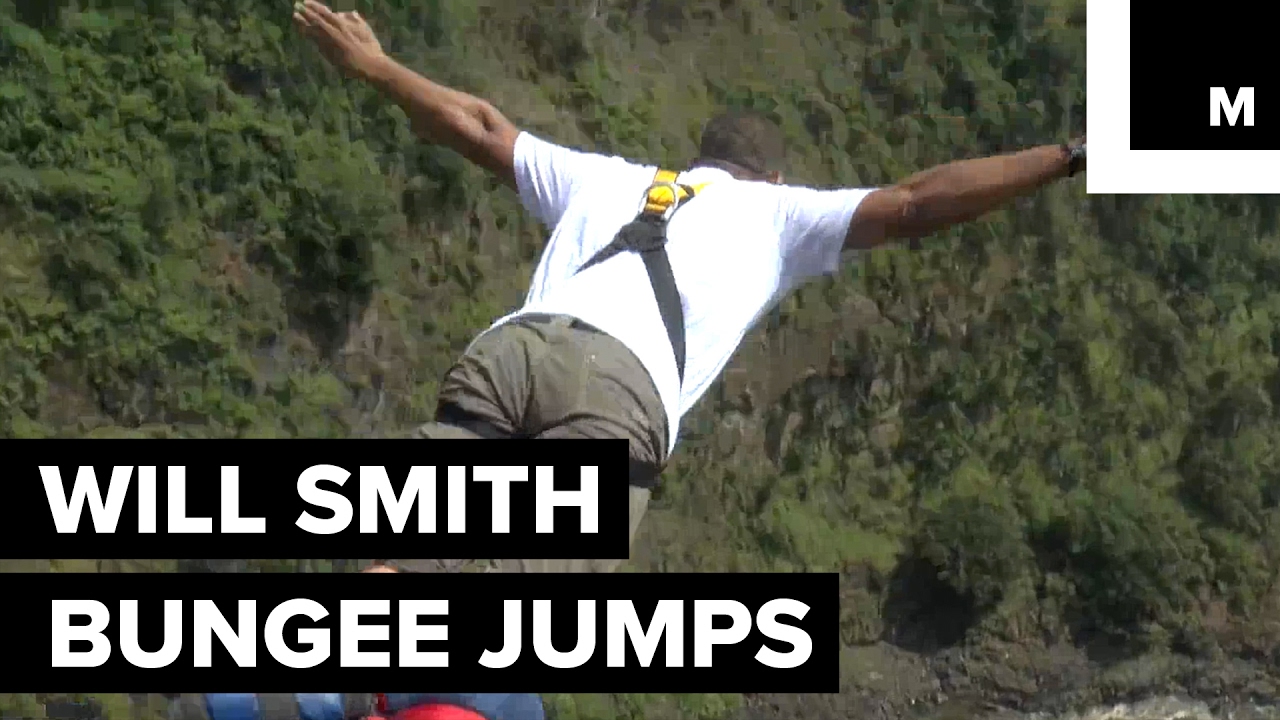 Will Smith goes bungee jumping - YouTube