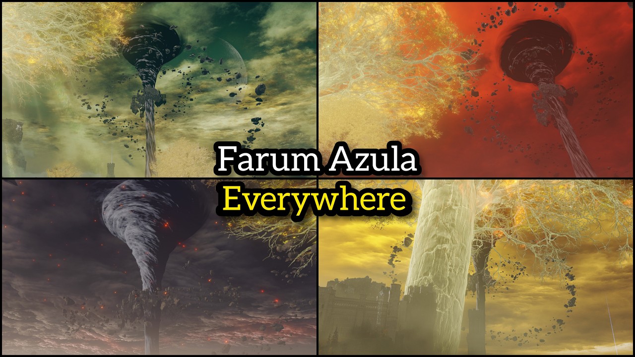 Farum Azula Visible Everywhere - ELDEN RING MOD).. - YouTube