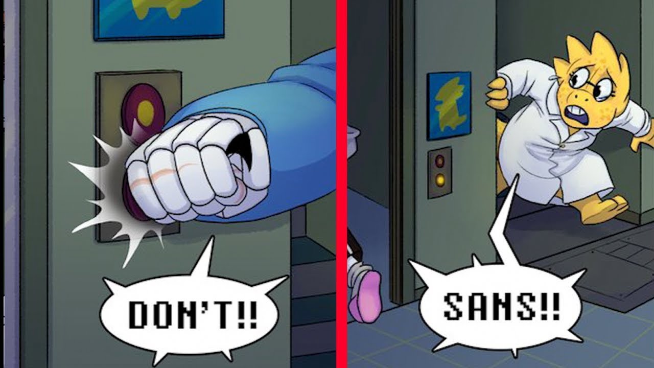 Over The Void Part 1 (Undertale Comic Dub) - YouTube