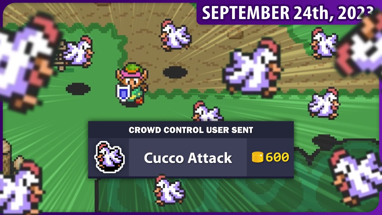 CUCCO ATTACK • Crowd Control A Link to the Past - YouTube
