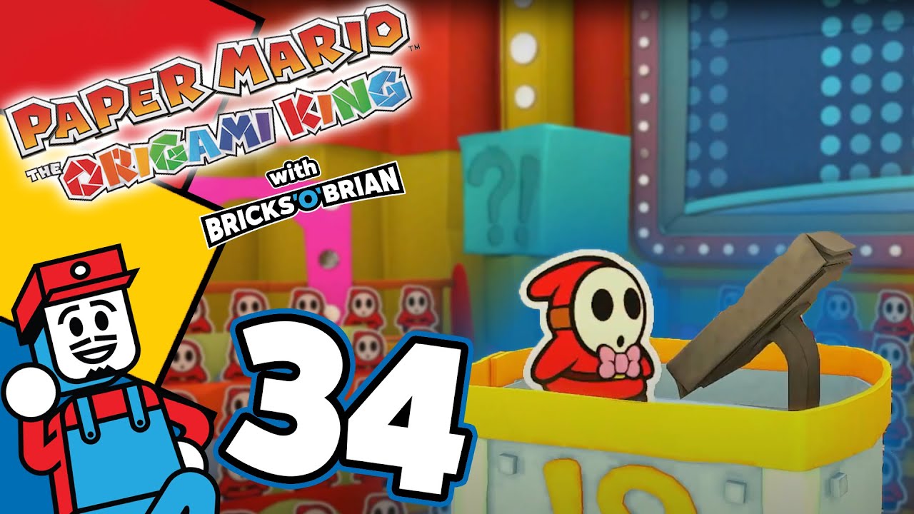 Game Show Gauntlet! - Paper Mario Origami King with Bricks 'O' Brian ...