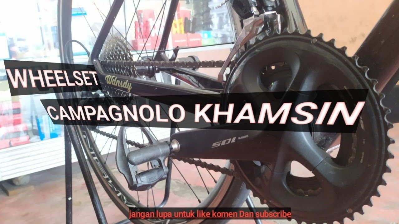 WHEELSET ROAD BIKE CAMPAGNOLO KHAMSIN | ZAI PROJECT - YouTube