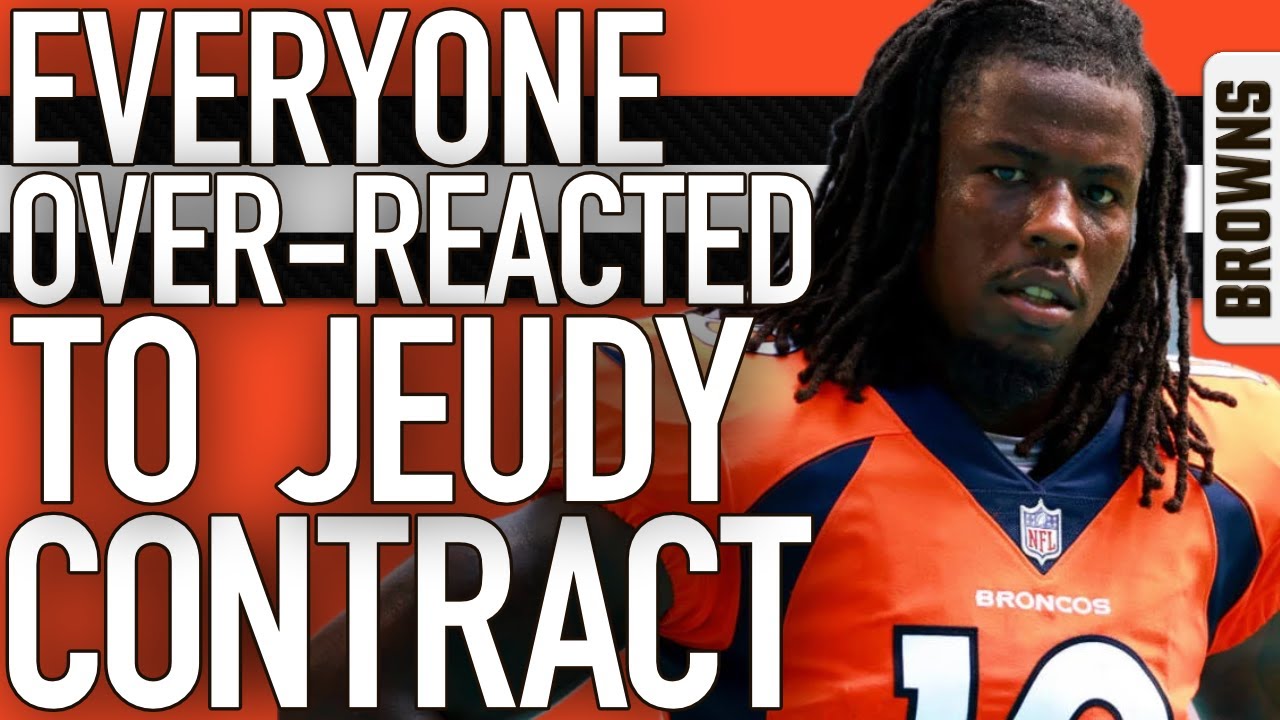 YES, EVERYONE OVERREACTED TO THE JERRY JEUDY CONTRACT w CAP EXPERT JACK ...