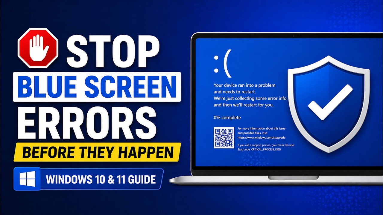 Stop Blue Screen Errors Before They Happen (Windows 10 & 11 Guide ...