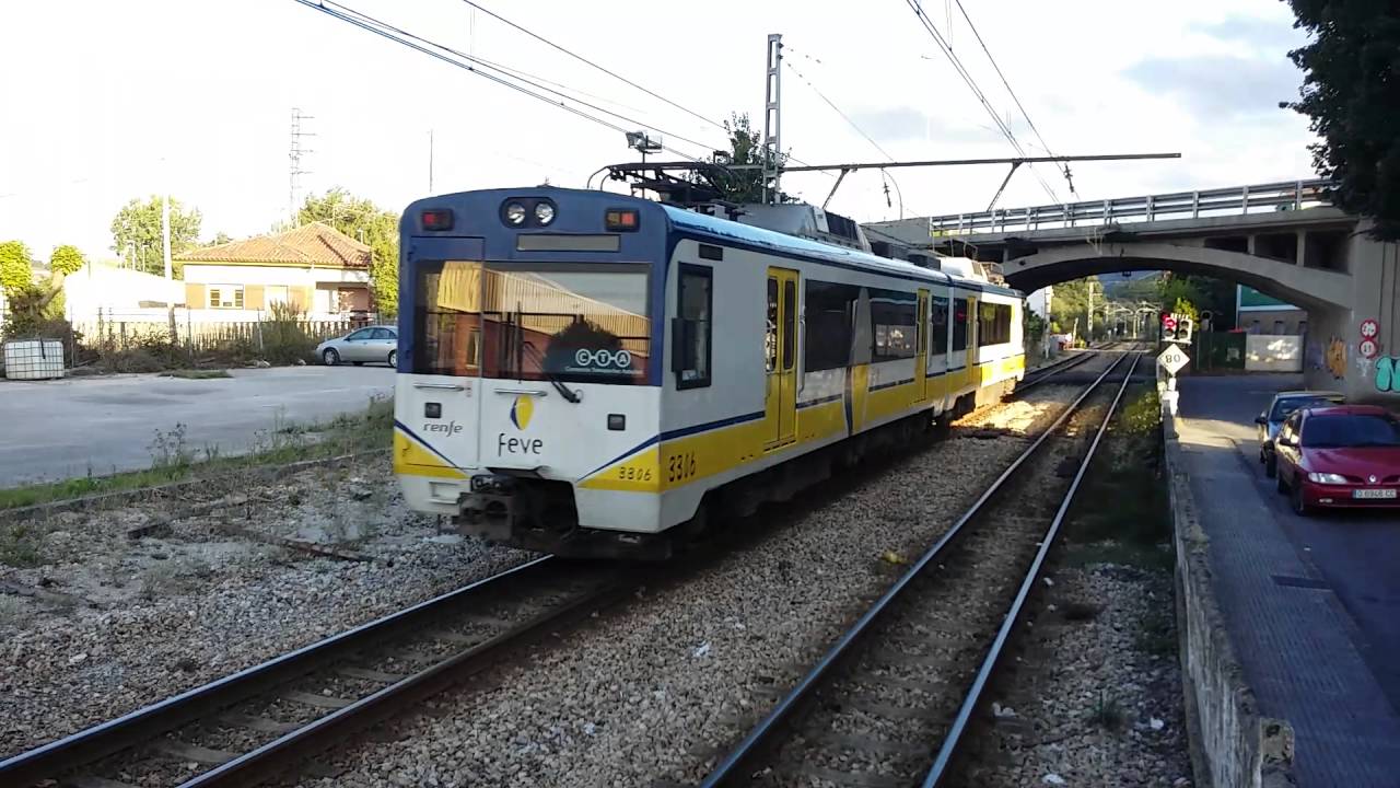 Feve 3300 saliendo de colloto hacia infiesto - YouTube