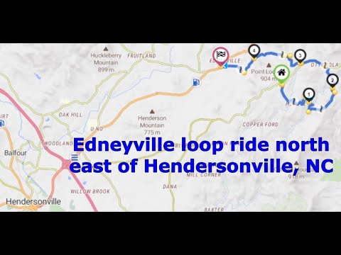 Edneyville, NC loop near Hwy 64, northeast of Hendersonville, NC - YouTube