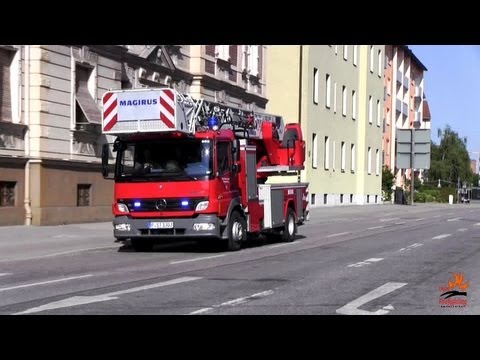 DLK 3 BF Regensburg - Jubiläum 5 Jahre EnjoyFirefighting - YouTube