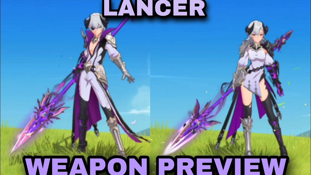 The Legend of Neverland: LANCER WEAPONS - YouTube