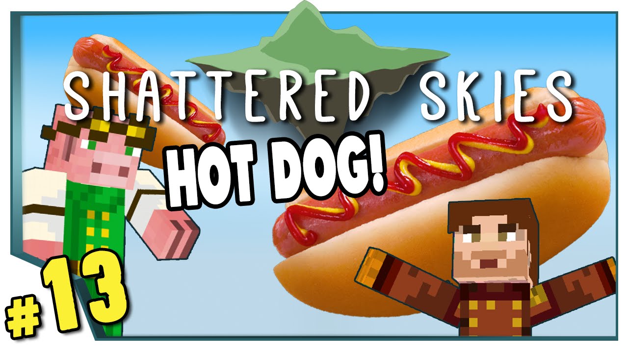 Minecraft: Shattered Skies - #13 - Hot Dog! (FTB Skyblock) - YouTube