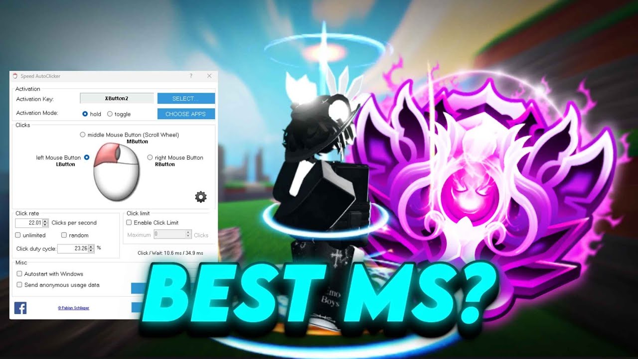 The best ms in Roblox bedwars - YouTube
