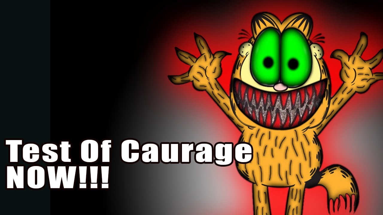 Garfield HORROR VERSION 😲😲😲 - YouTube