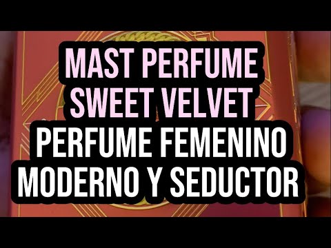 Mast Perfume - Sweet Velvet 😍😍Simplemente un perfume Moderno y Seductor ...