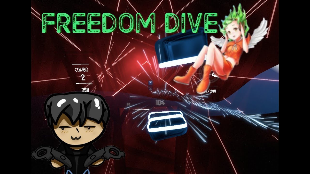 Beat Saber - freedom dive [EXPERT+] - YouTube