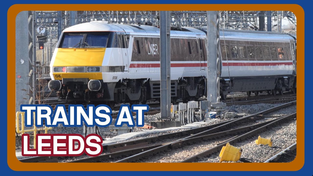 Trains at Leeds railway station (31/01/2023) - YouTube