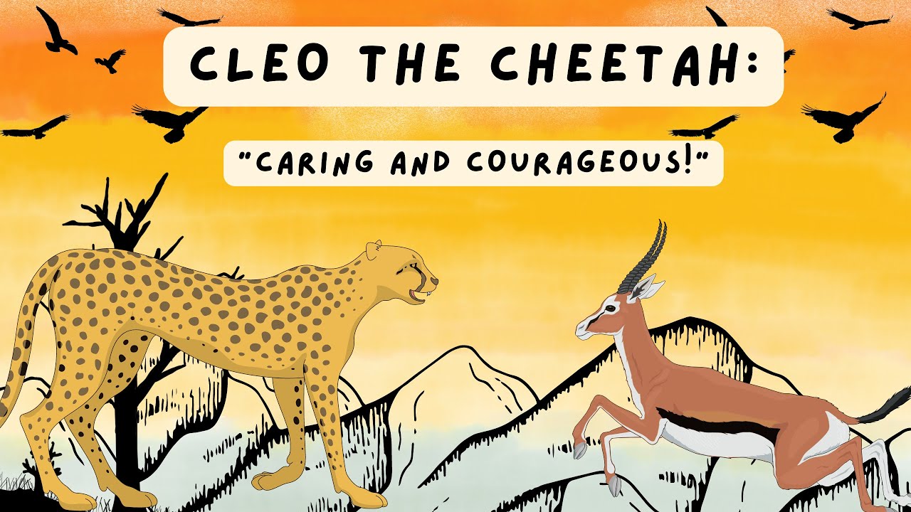 Cleo the Cheetah: Caring and Courageous! - YouTube