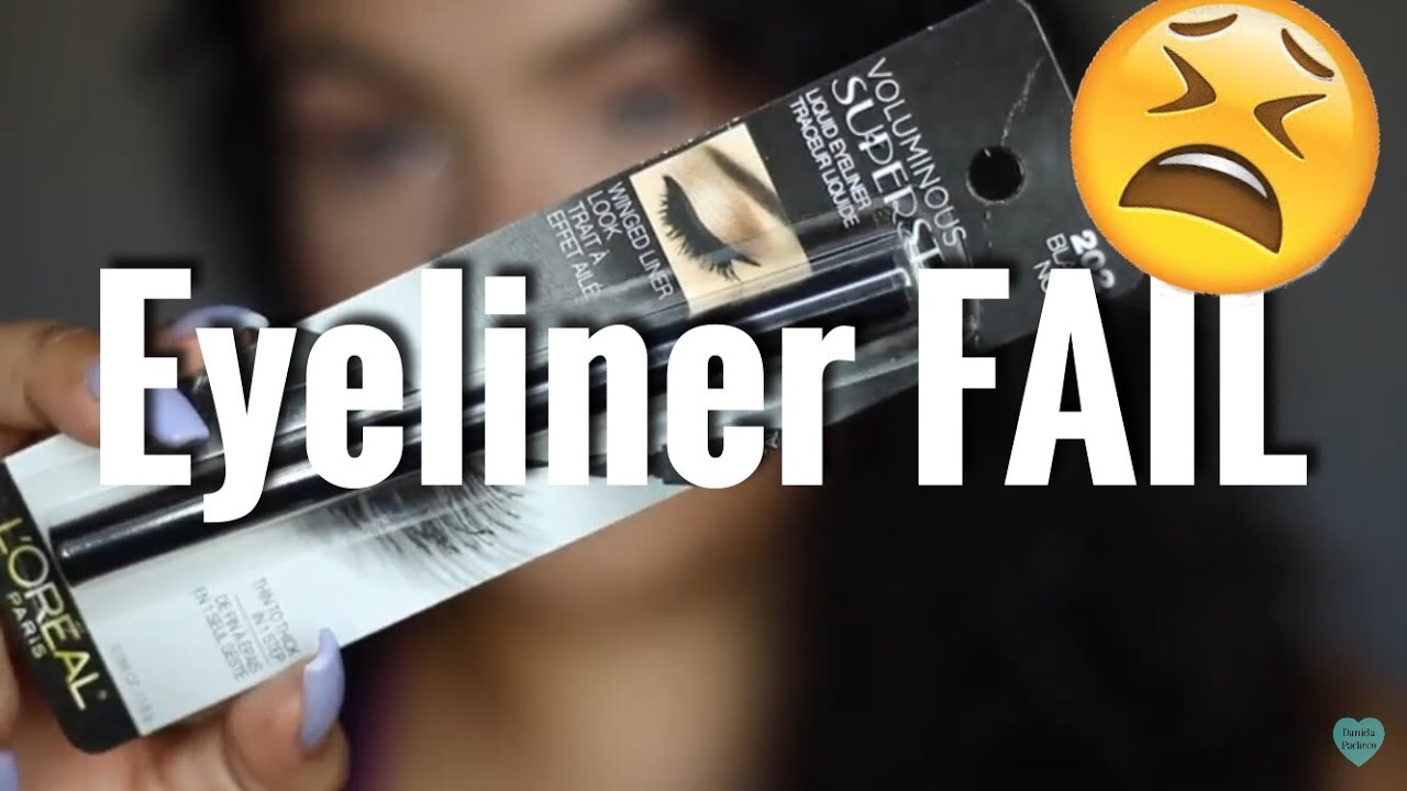 Trying Out A New Eyeliner Technique - Eyeliner FAIL! - YouTube