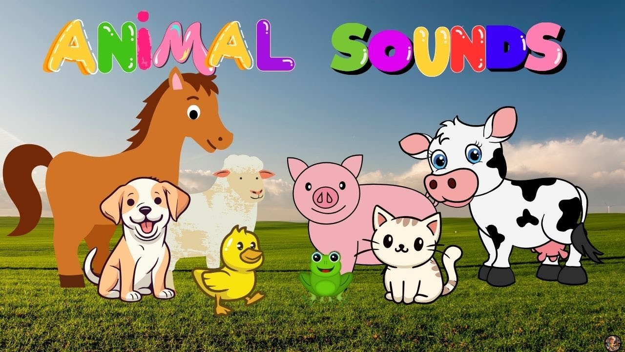 Animal Sounds Song | Kids Poem | Nursery Rhymes | Learning - YouTube