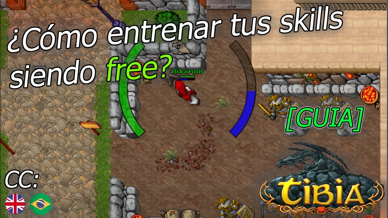 TIBIA [GUIA] ¿Cómo entrenar tus skills💪🏻 siendo free? - YouTube