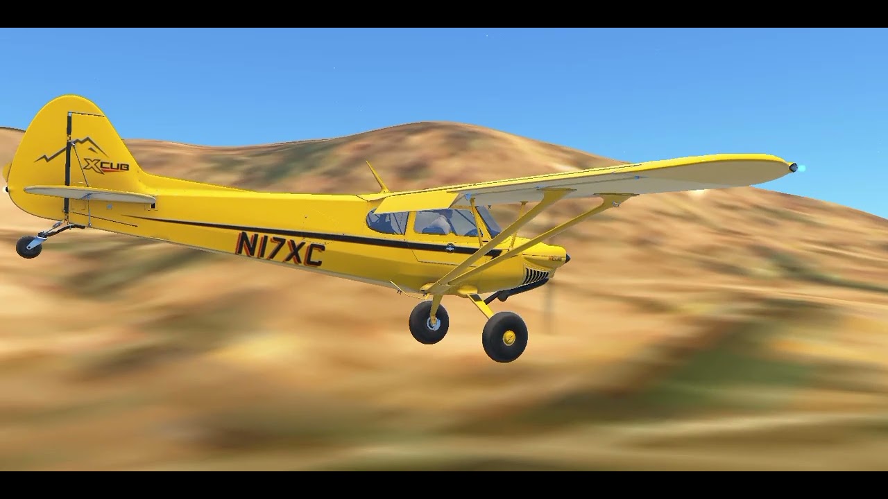 INFINITE FLIGHT X3 Cub lands at Yosemite Mariposa. - YouTube