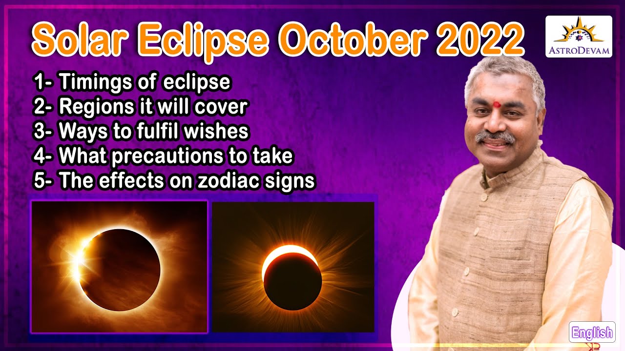 Solar Eclipse October 2022 Date and Timing | Effect on Different Zodiac ...
