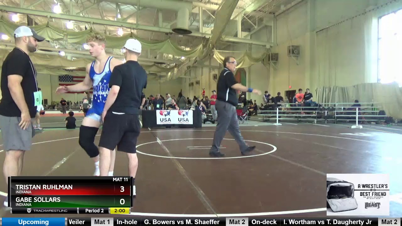 16U 170 Tristan Ruhlman Indiana Vs Gabe Sollars Indiana - YouTube