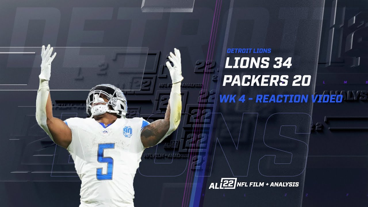 LIONS 34, PACKERS 20 - TNF REACTION VIDEO #lions #detroitlions #detroit ...
