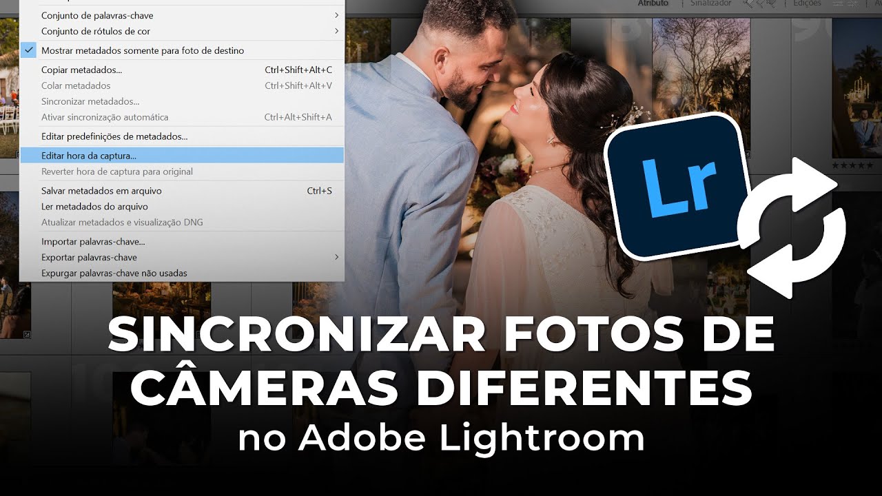 Como SINCRONIZAR as FOTOS de duas CÂMERAS no LIGHTROOM? - YouTube